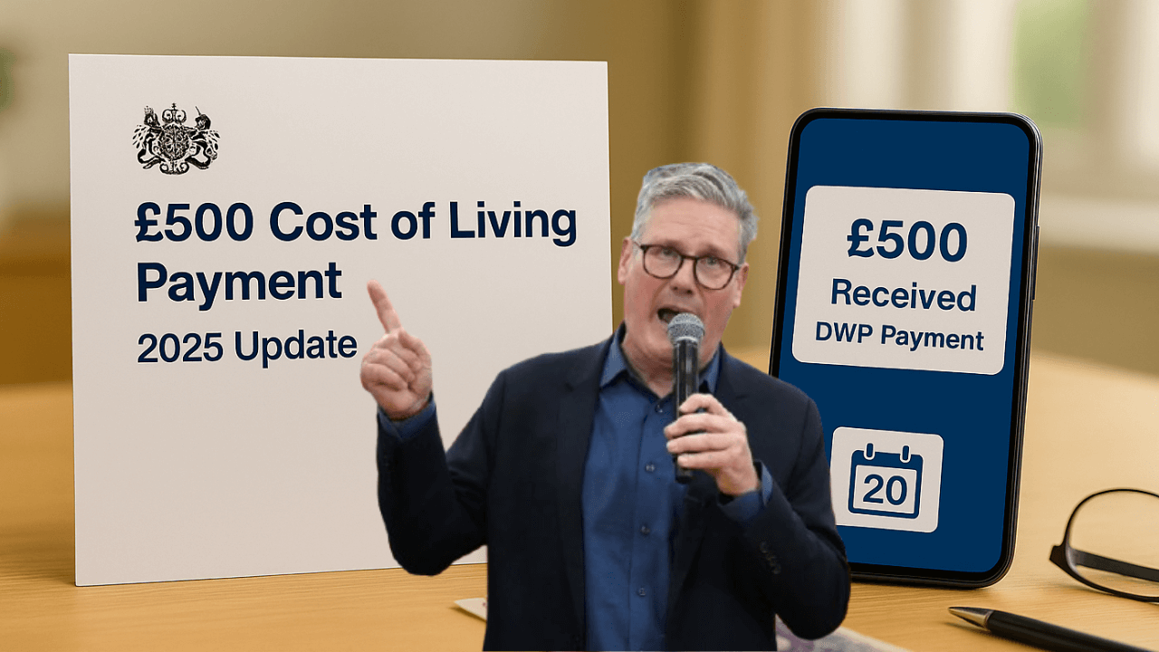 £500 Cost of Living Payment 2025 Confirmed by DWP – Eligibility & Dates ...